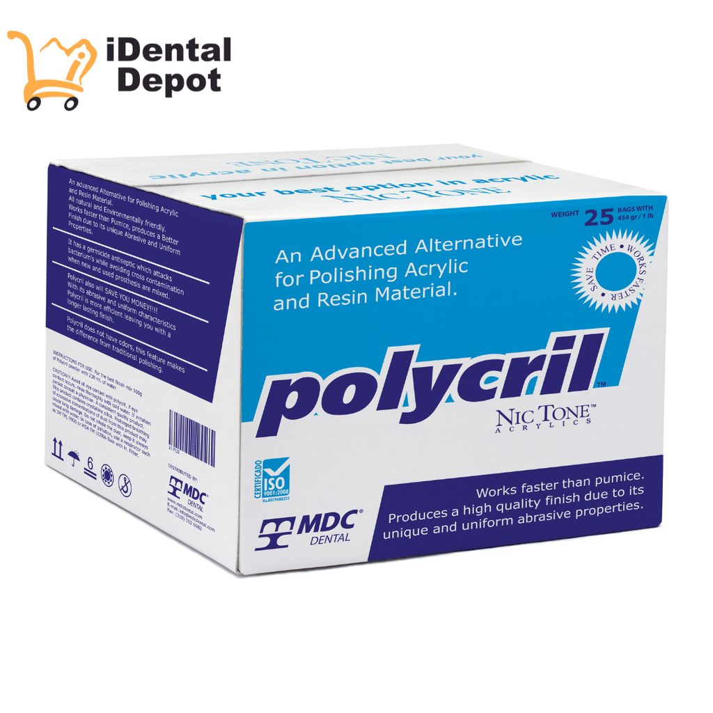 PULIDOR POLYCRIL BOLSAS DE 454GR | idental